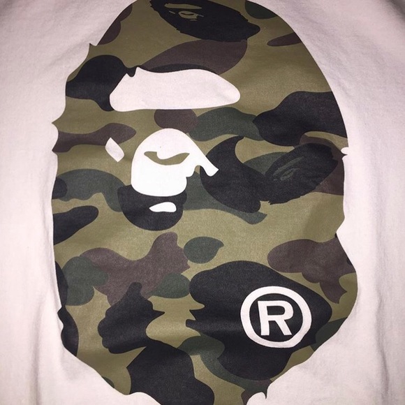 Bape | Shirts | Bape St Camo Big Ape Head | Poshmark